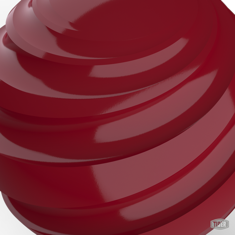 ruby red color sample